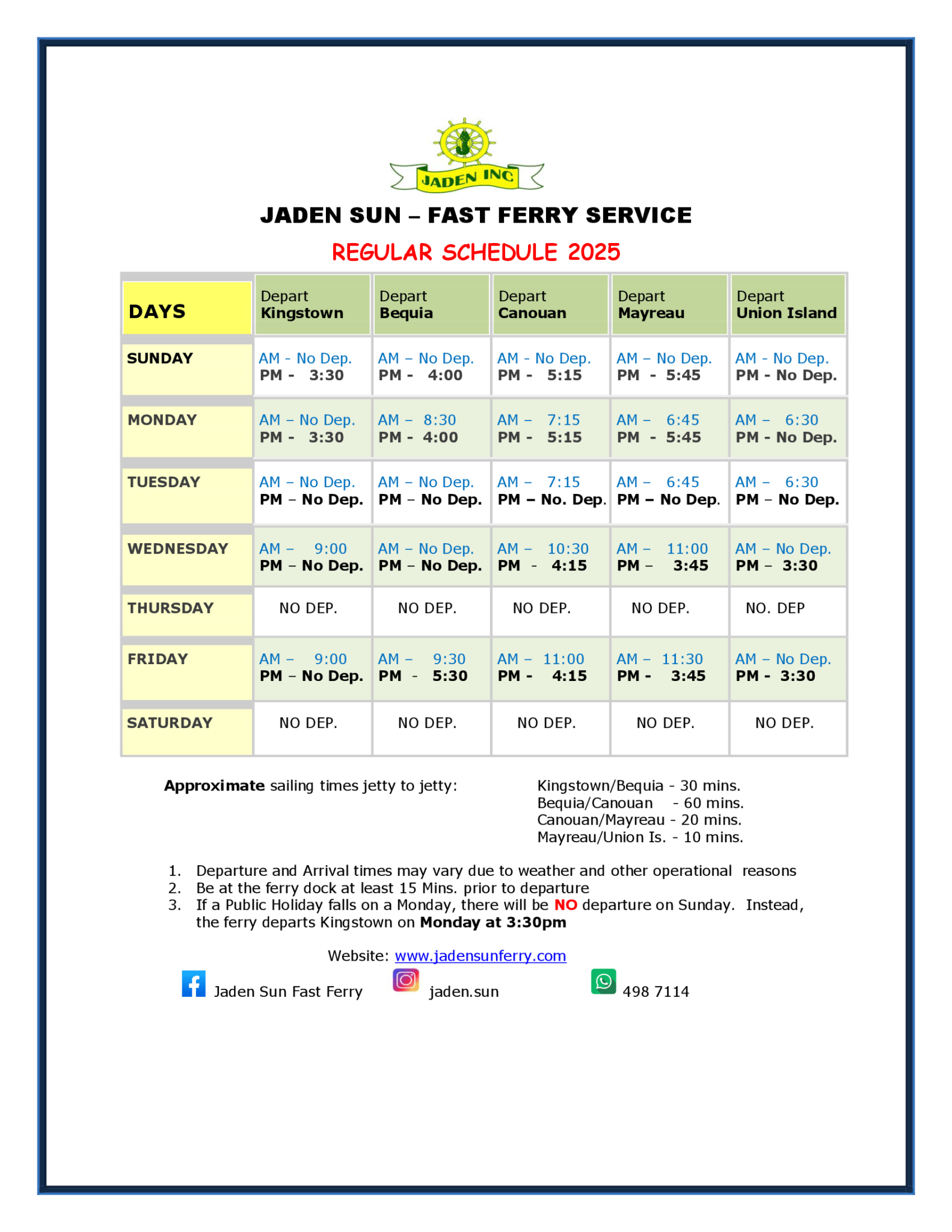 Jaden Sun – Fast Ferry